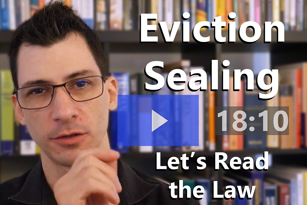 2. Eviction Sealing: Let's Read the Law (18:10) - MassLandlords.net