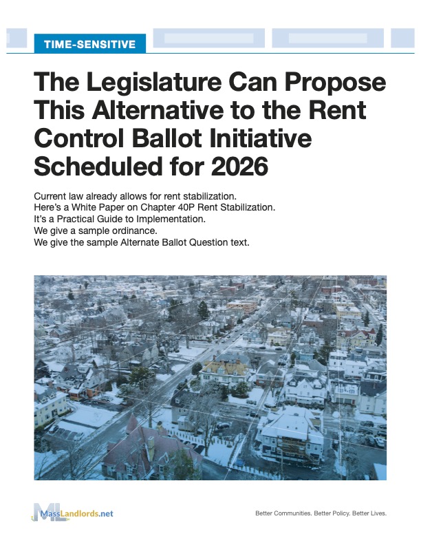 Press Release: White Paper Pushes For Compensated Form of Rent Control ...