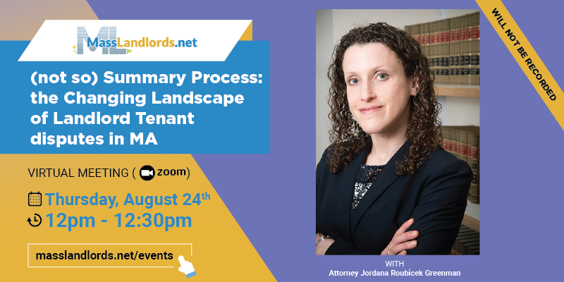 Statewide Virtual Meeting Thu Aug 24th Not So Summary Process The